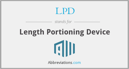 What does LPD stand for?