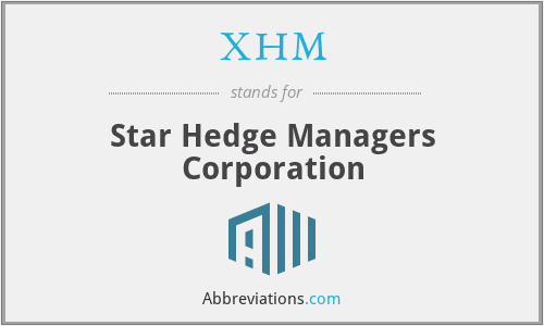 What does XHM stand for?