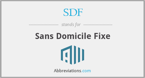 What does SDF stand for?