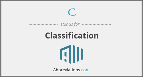 What is the abbreviation for Classification?