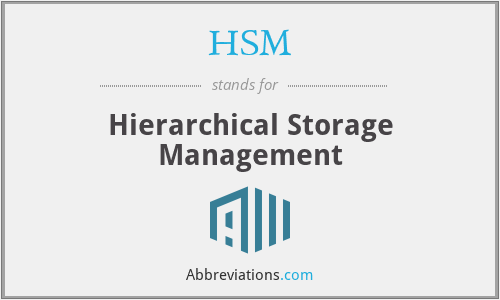 What does HSM stand for?