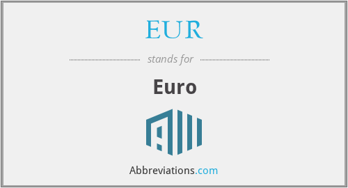 What is the abbreviation for Euro?