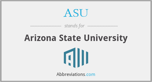 What does ASU stand for?