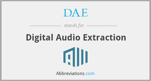 What does DAE stand for?