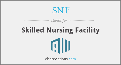 What does SNF stand for?