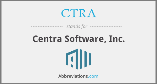 What does CTRA stand for?