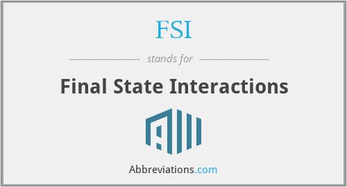 What does FSI stand for?
