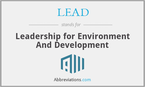 What does LEAD stand for?