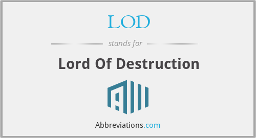 What does LOD stand for?