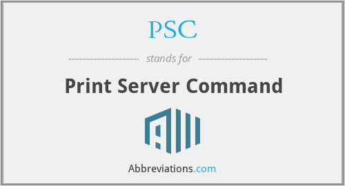 PSC - Print Server Command