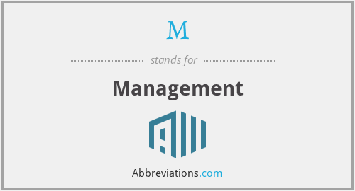 What is the abbreviation for management?