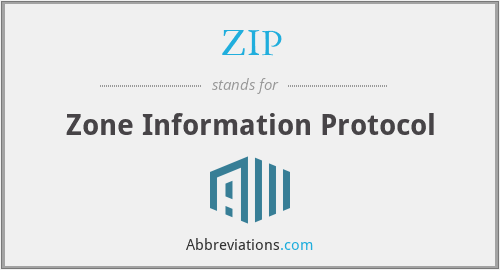 What does ZIP stand for?