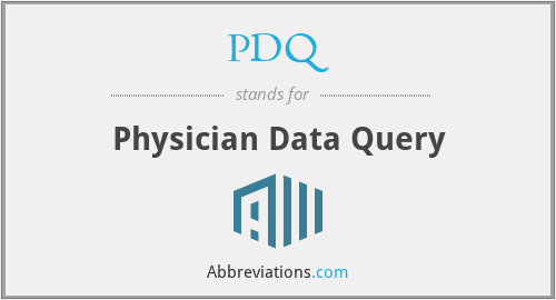 What does PDQ stand for?