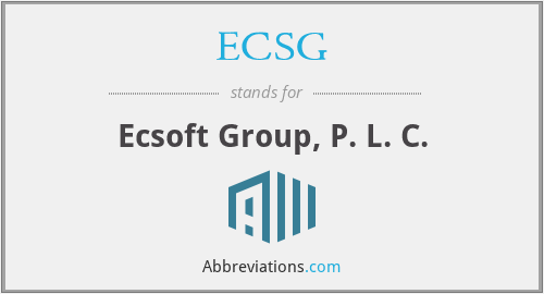 What does ECSG stand for?