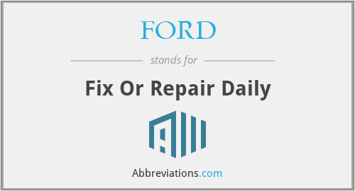 What does FORD stand for?