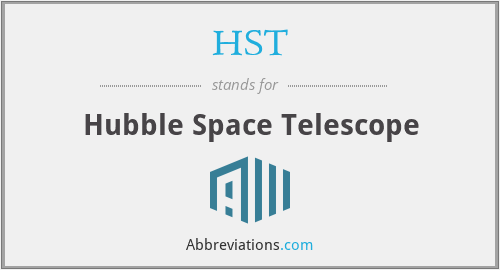 What does HST stand for?