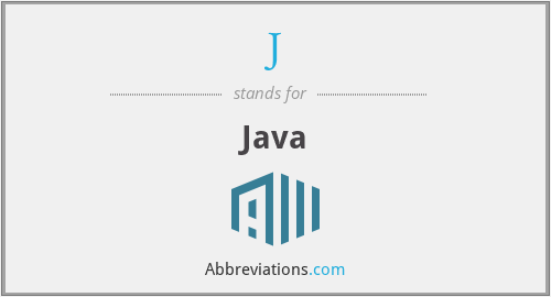 What is the abbreviation for Java?