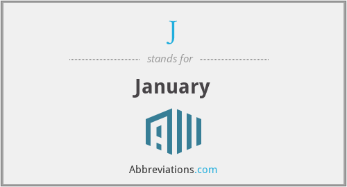 What is the abbreviation for January?