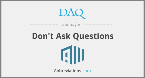 What does DAQ stand for?