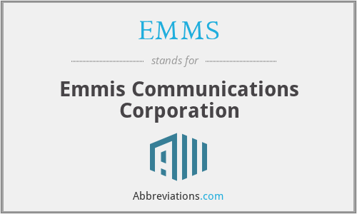 What does EMMS stand for?