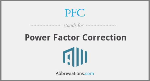 What does PFC stand for?
