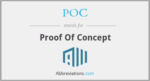 What does P.O.C stand for?