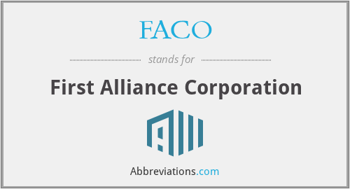 What does FACO stand for?