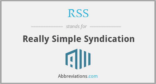 What does RSS stand for?