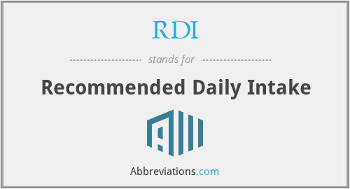 What does RDI stand for?