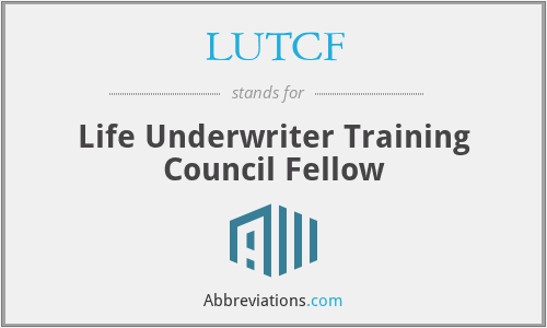 What does LUTCF stand for?