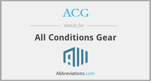 What does ACG stand for?