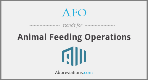 What does AFO stand for?