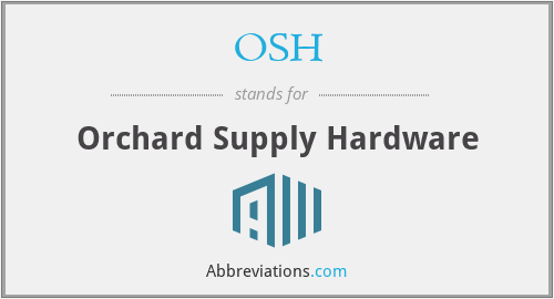 What does OSH stand for?
