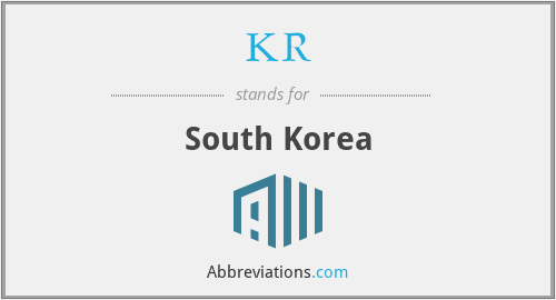 What is the abbreviation for south korea?