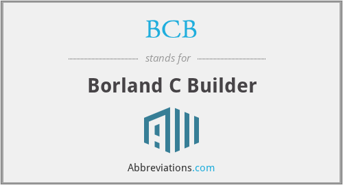 What does BCB stand for?