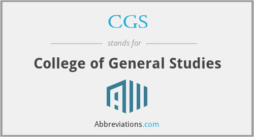 What does CGS stand for?
