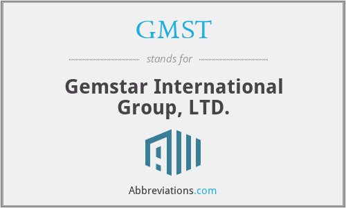 What does GMST stand for?