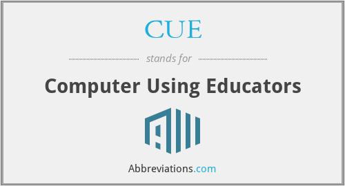 What does CUE stand for?