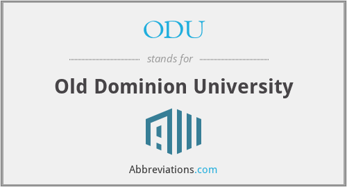 What does ODU stand for?