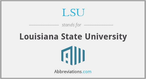 What does LSU stand for?