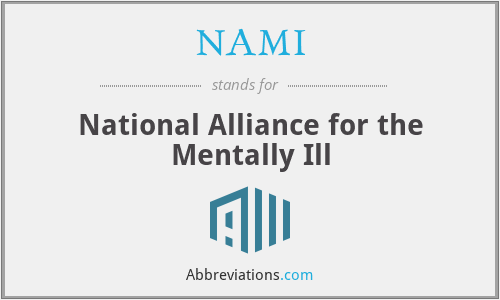 What does NAMI stand for?