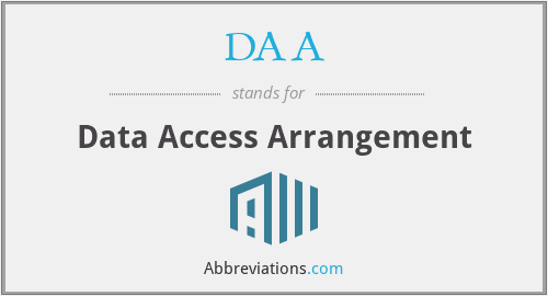 What does DAA stand for?