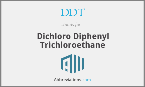 What does DDT stand for?