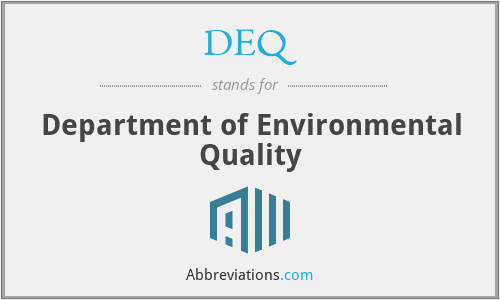 What does DEQ stand for?