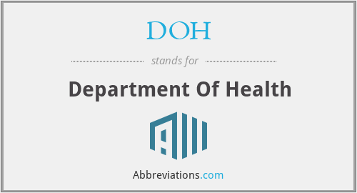 What does DOH stand for?