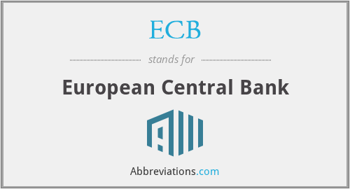 What does ECB stand for?