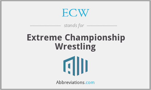 What does ECW stand for?