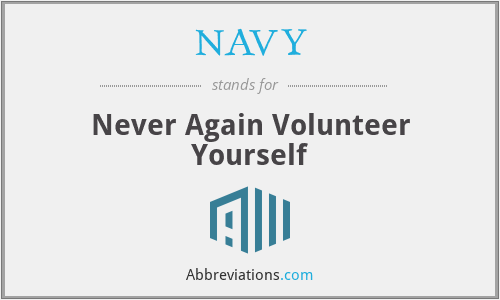 What does NAVY stand for?
