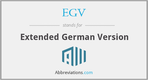 What does EGV stand for?