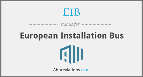 What does EIB stand for?